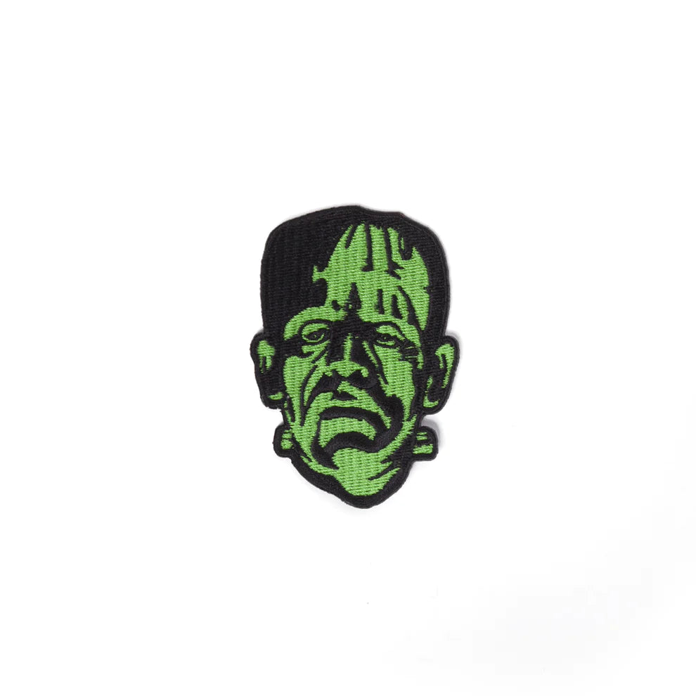 Frankenstein Head Embroidered Patch – Nightmare Toys