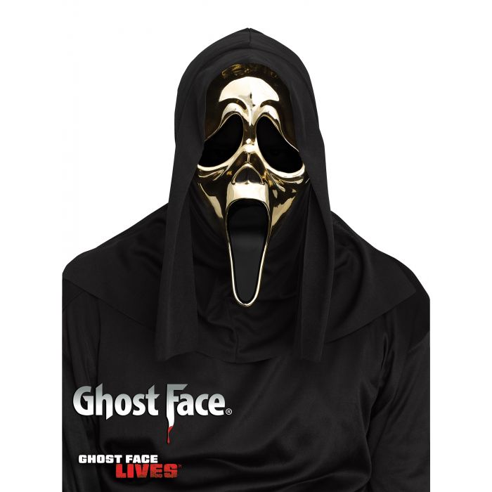 Ghost Face® Golden Metallic Mask – Nightmare Toys