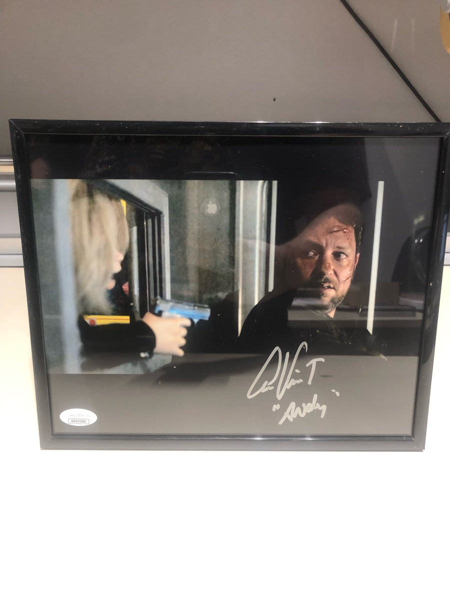 Framed Alex Vincent signed Chucky 8x10 with JSA V3 – Nightmare Toys