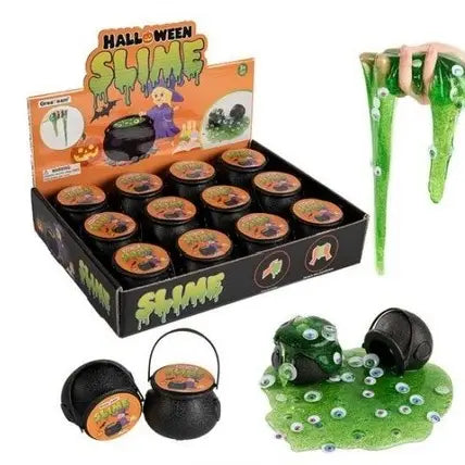 Halloween Cauldron Slime with Mix-in Eyes – Nightmare Toys