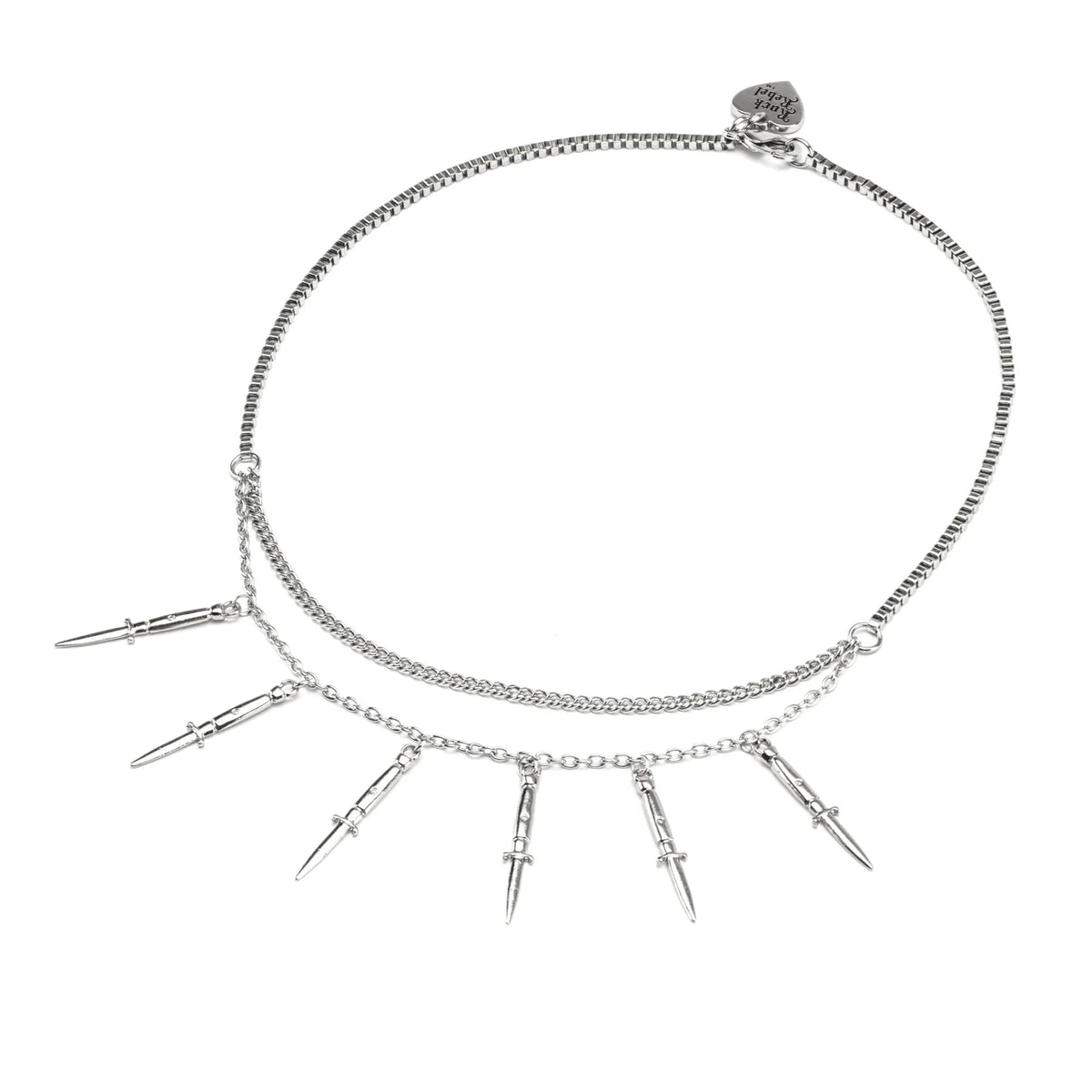 Switchblade Double Chain Necklace – Nightmare Toys
