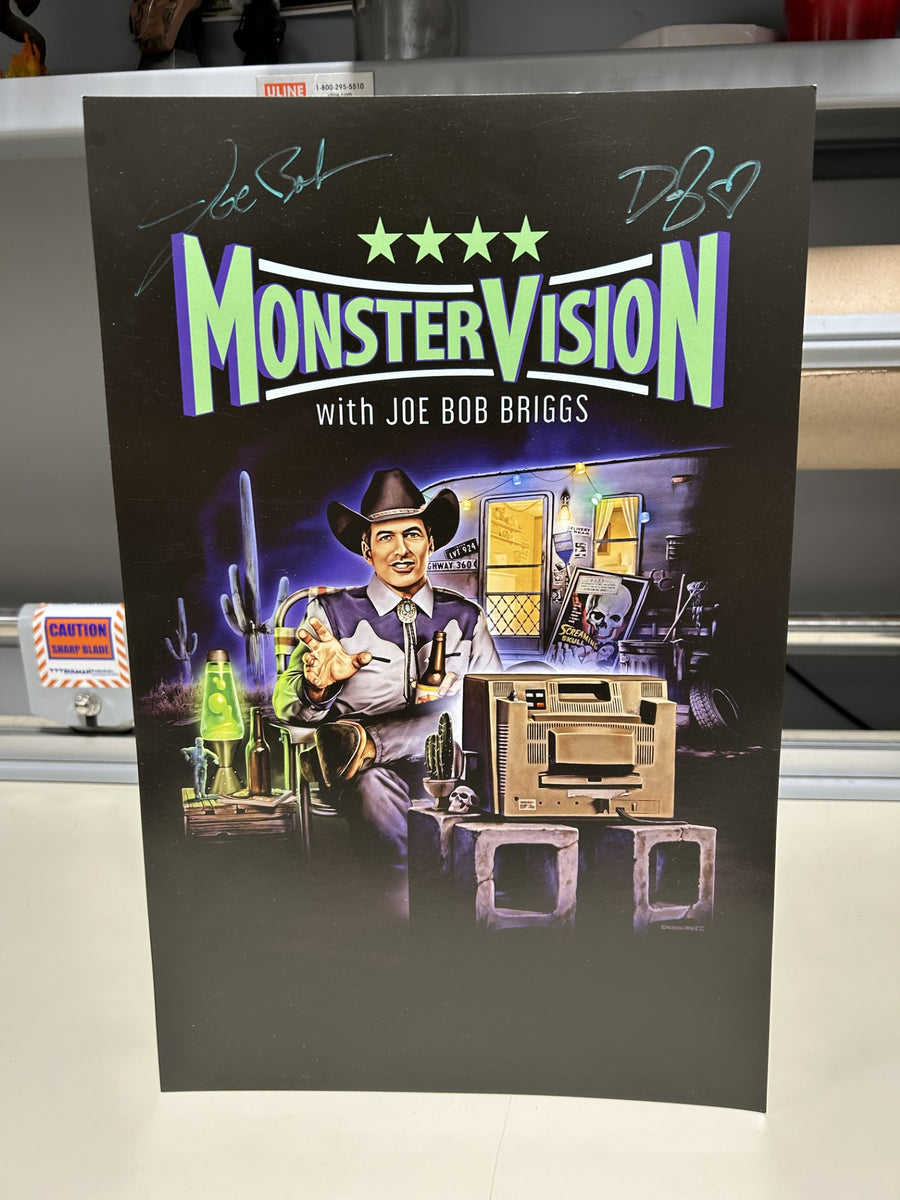 Joe Bob Briggs - MonsterVision 11x17 Poster – Nightmare Toys