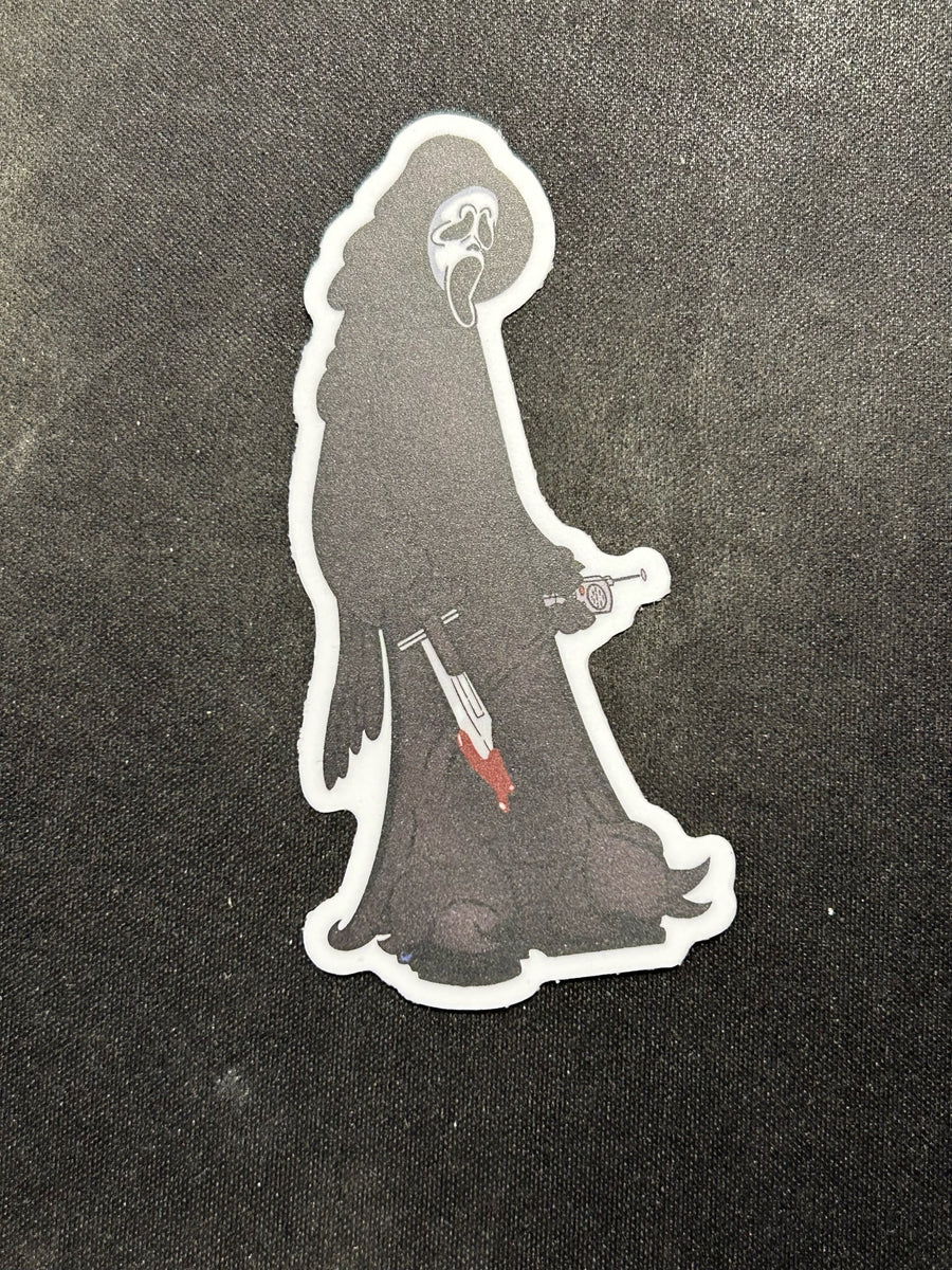 Ghost Face Sticker – Nightmare Toys