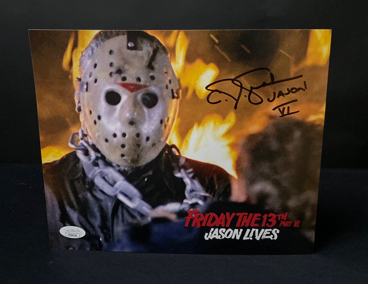 CJ Graham Signed Friday the 13th Part 6 Jason Lives 8x10 Photo - JSA C ...