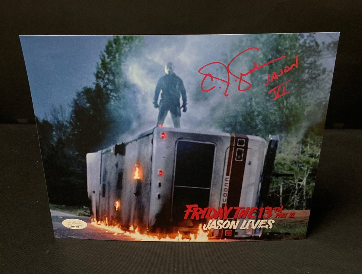CJ Graham Signed Friday the 13th Part 6 Jason Lives 8x10 Photo - JSA C ...