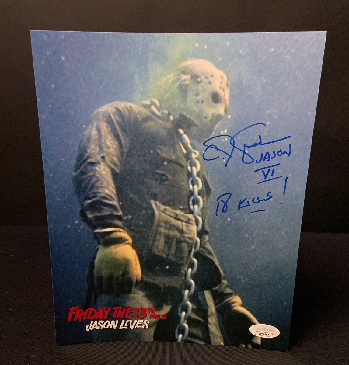 CJ Graham Signed Friday the 13th Part 6 Jason Lives 8x10 Photo - JSA C ...
