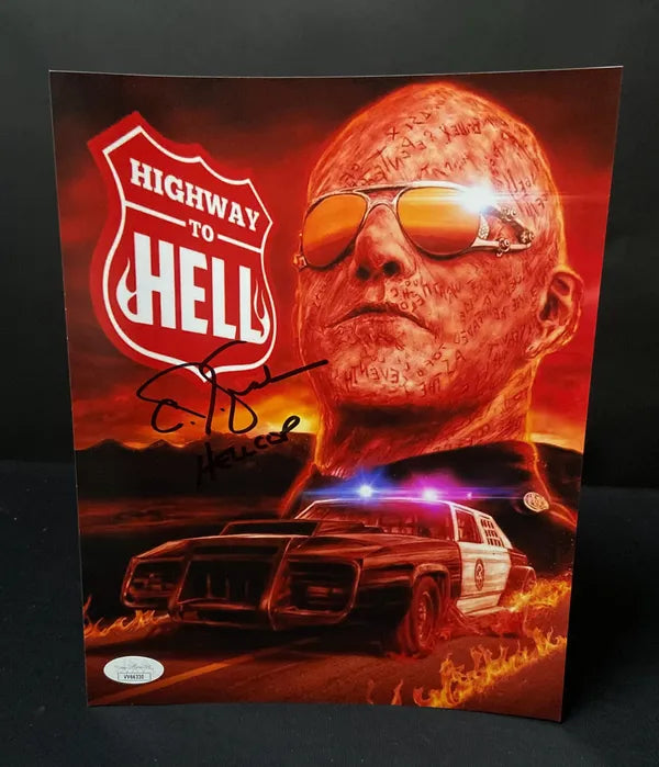 CJ Graham Signed Highway to Hell Hellcop 8x10 Photo - JSA Certified ...
