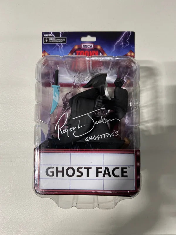 Roger L. Jackson Autographed Toony Terror Ghostface Figure (JSA Certif ...