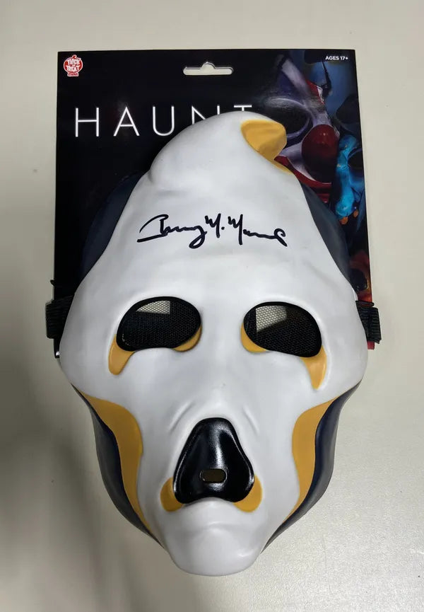 Chaney Morrow Autographed HAUNT "Ghost" Mask (JSA Certified ...