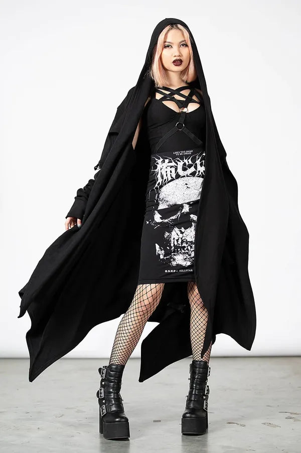 Assassins Hooded Cardigan - Black – Nightmare Toys