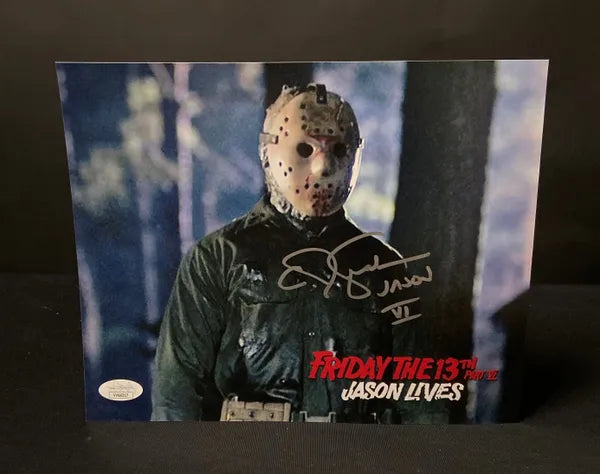 CJ Graham Signed Friday the 13th Part 6 Jason Lives 8x10 Photo - JSA C ...