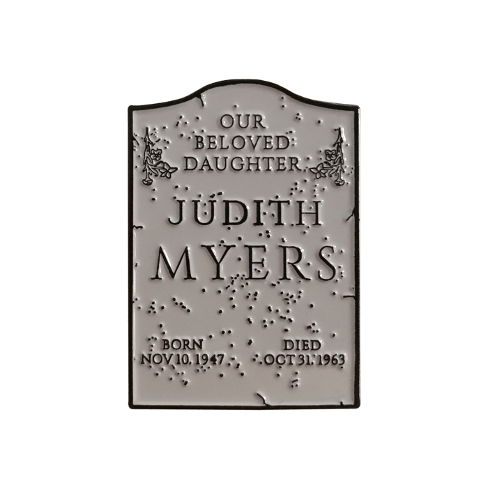 Halloween 1978 - Judith Myers Tombstone Enamel Pin – Nightmare Toys